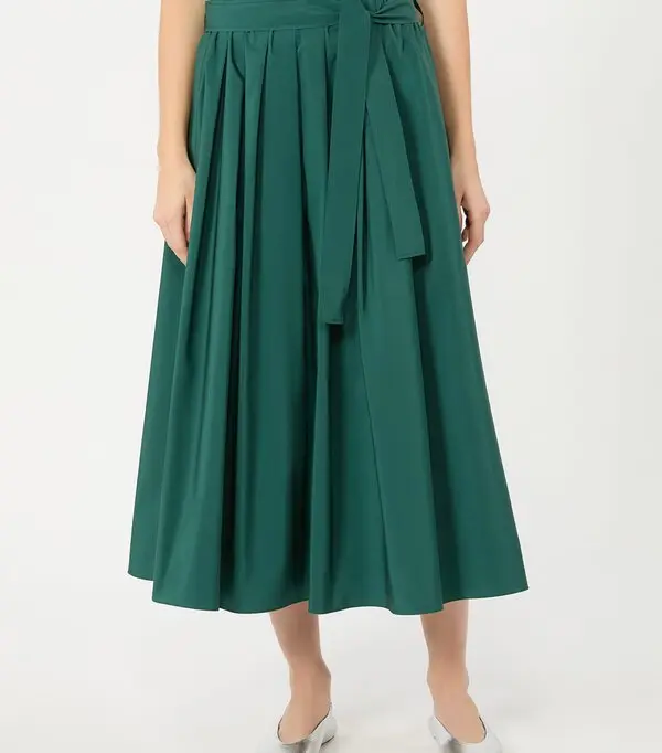 Max Mara Pleated Midi Skirt