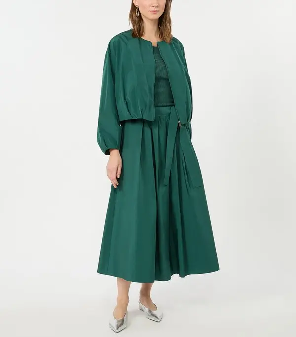 Max Mara Pleated Midi Skirt