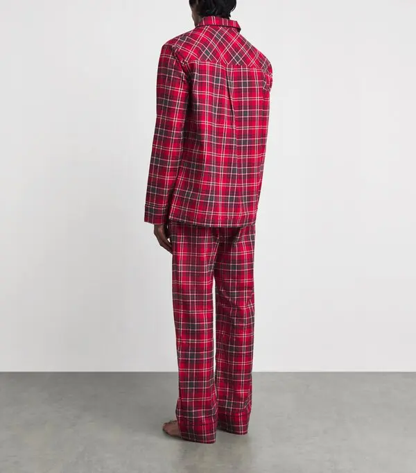 Harrods Cotton Tartan Pyjama Set