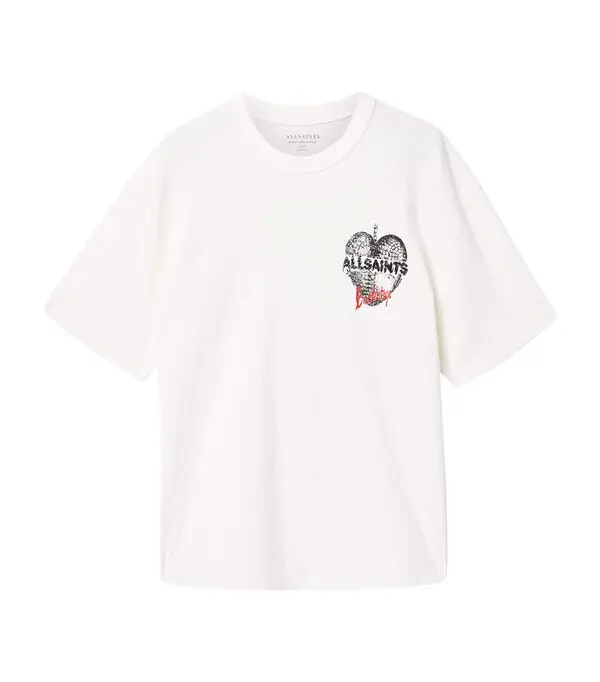 ALLSAINTS Organic Cotton Reflect T-shirt - White