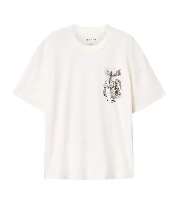 ALLSAINTS Angel-print Seraph T-shirt - White