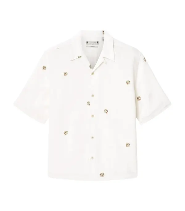ALLSAINTS Short-sleeve Feline Shirt - Ivory