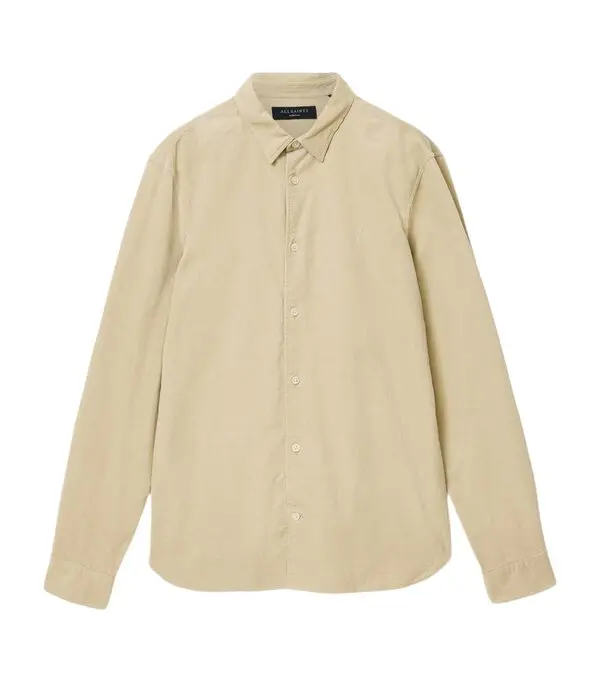 ALLSAINTS Cotton Corduroy Birchwood Shirt - Brown