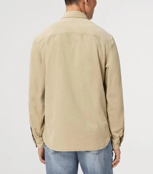ALLSAINTS Cotton Corduroy Birchwood Shirt - Brown