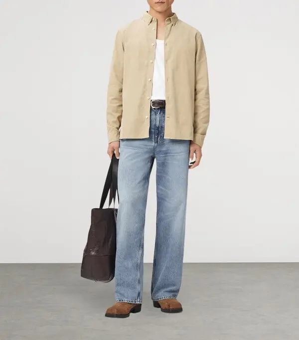 ALLSAINTS Cotton Corduroy Birchwood Shirt - Brown