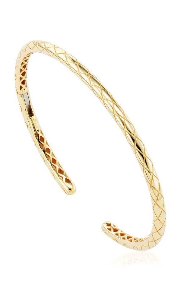 ORLY MARCEL 18k Yellow Bliss Thin Cuff - Gold