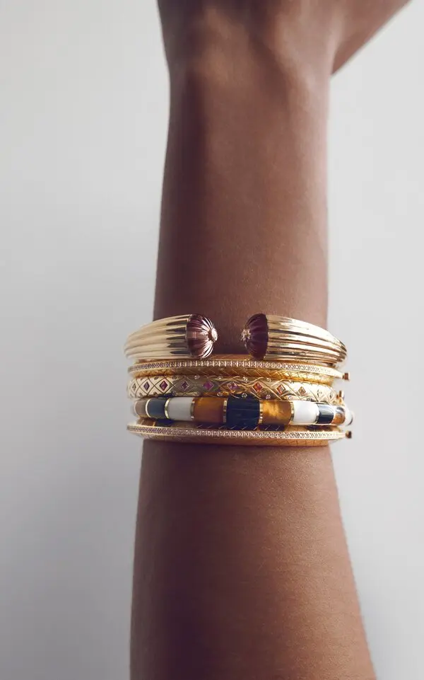 ORLY MARCEL 18k Yellow Gold Bliss Bangle