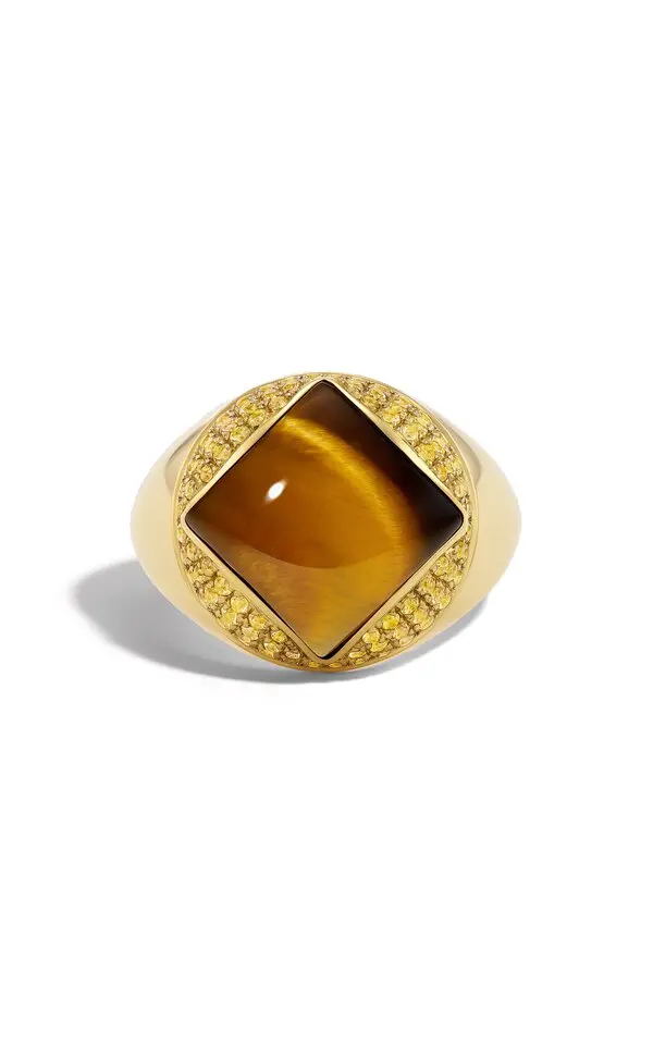 ORLY MARCEL 18k Yellow Gold Dome Cocktail Ring