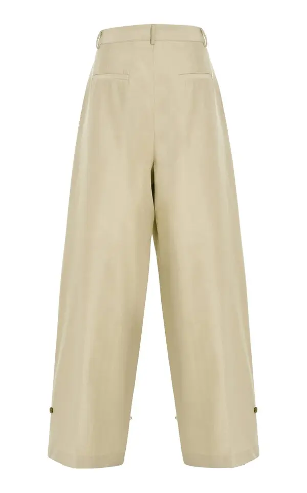 Source Unknown Roanna Button Cuff Straight Leg Trousers