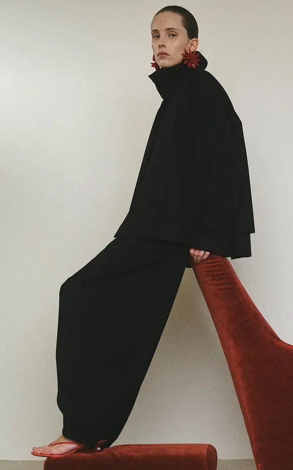 Source Unknown Esme Storm-back Cotton Gabardine Jacket