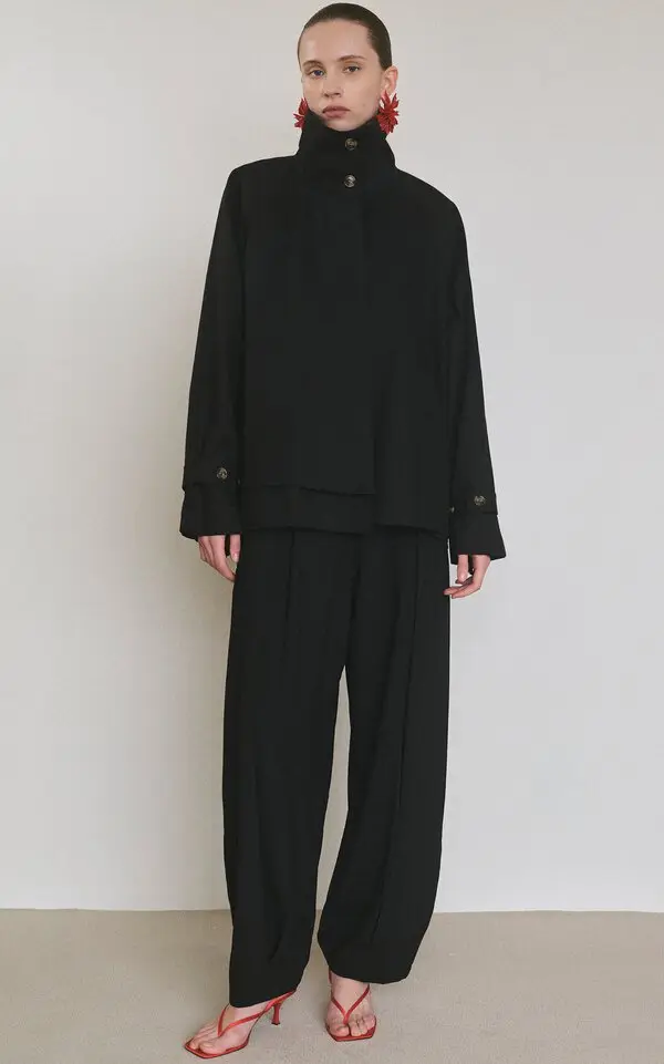 Source Unknown Esme Storm-back Cotton Gabardine Jacket