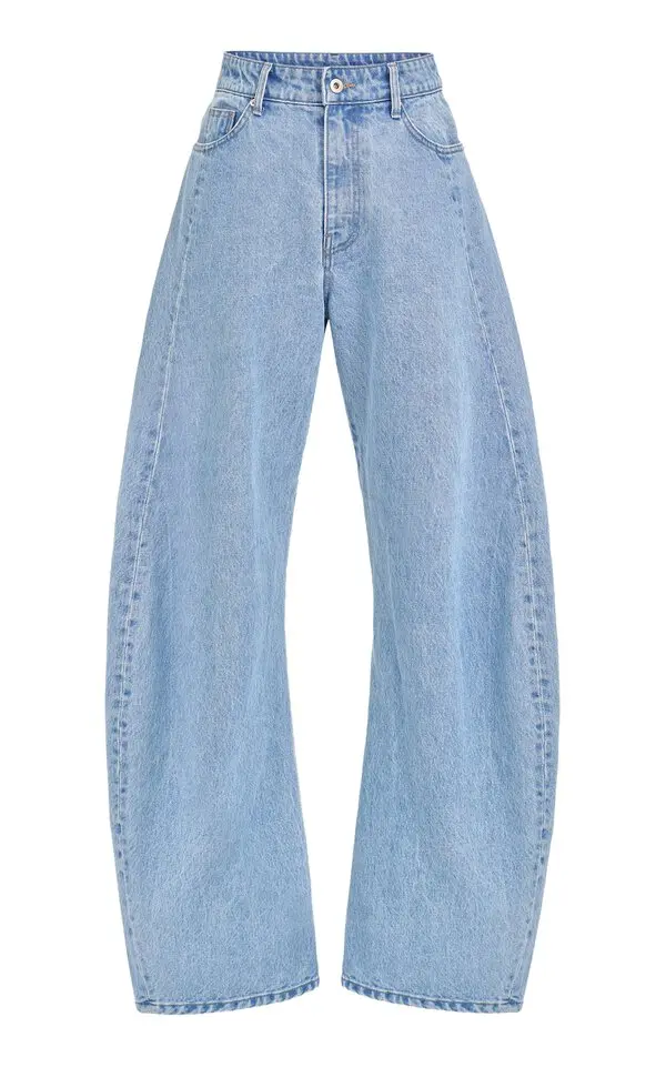 Source Unknown Elsy Barrel-leg Jeans - Light Blue