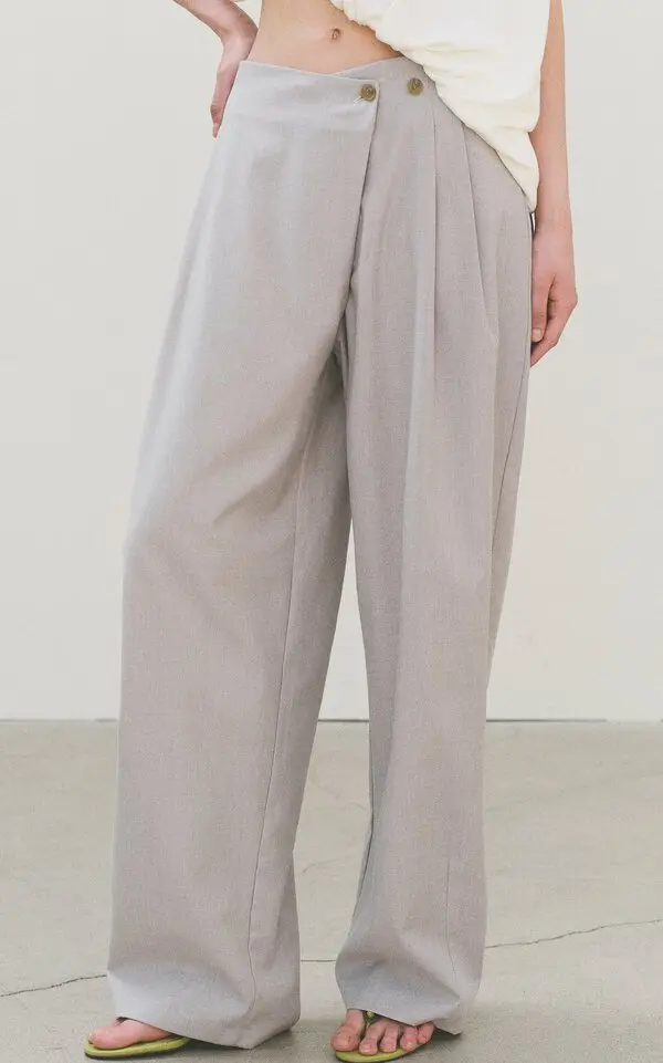 Source Unknown Navarra Overlap Waist Trousers