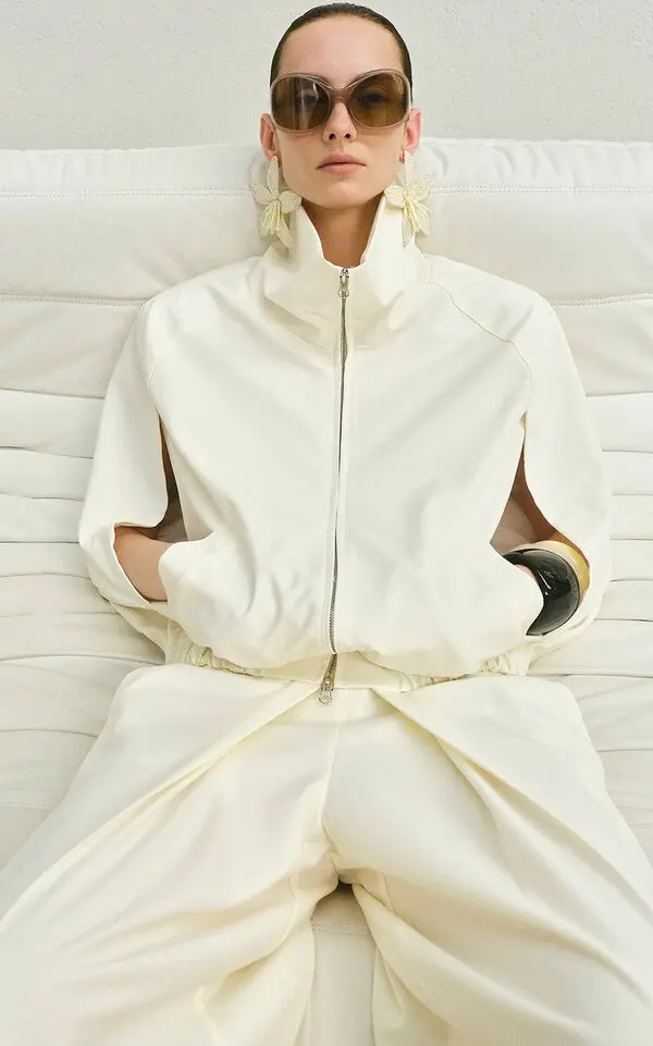 Source Unknown Leroy Box-pleat Straight Leg Trousers