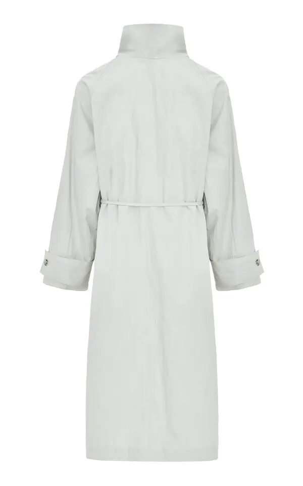 Source Unknown Cicero Funnel Neck Coat - Grey