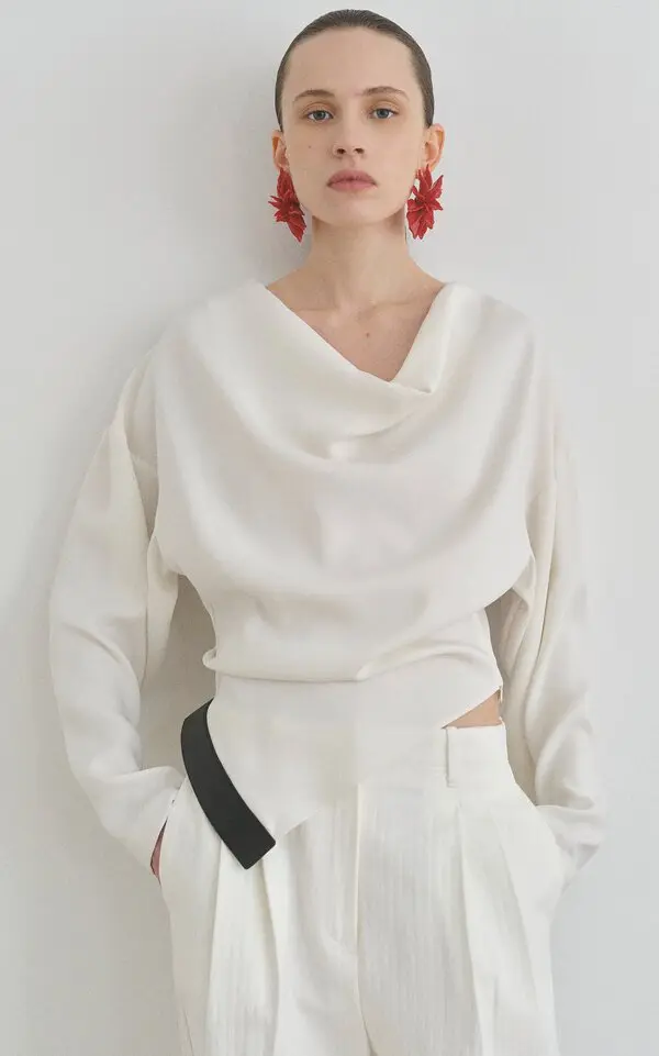 Source Unknown Amalia Draped Top