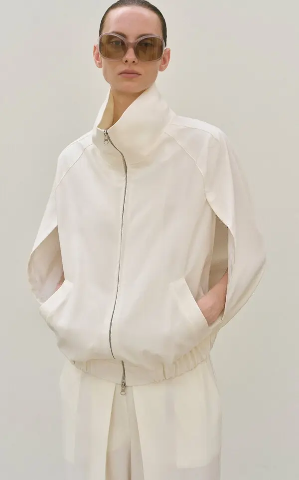 Source Unknown Leroy Cape Bomber Jacket