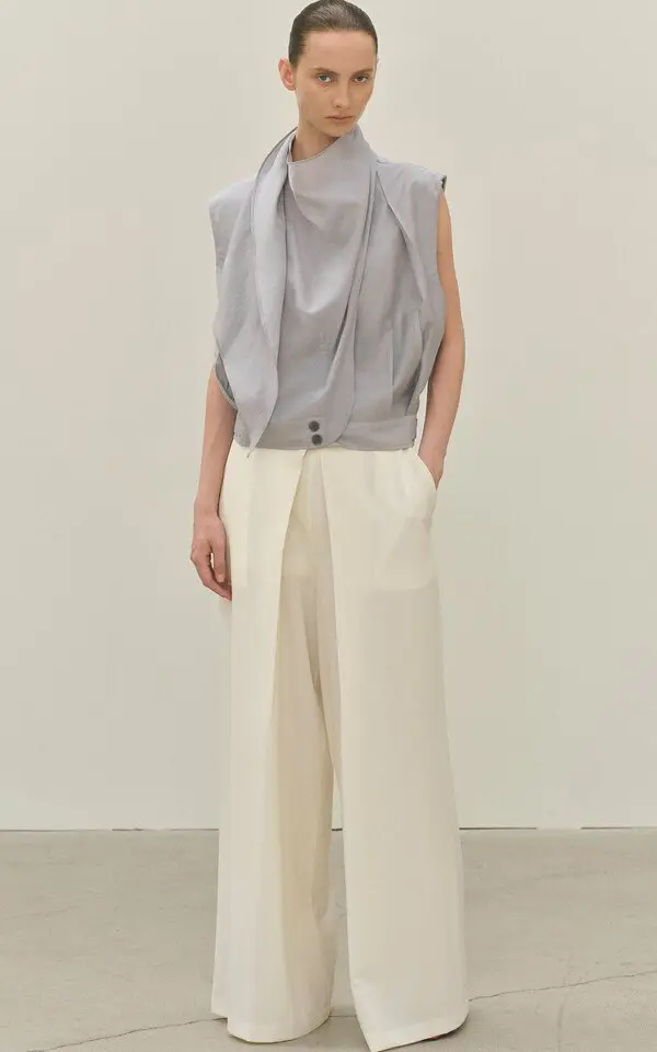 Source Unknown Paola Scarf-neck Top