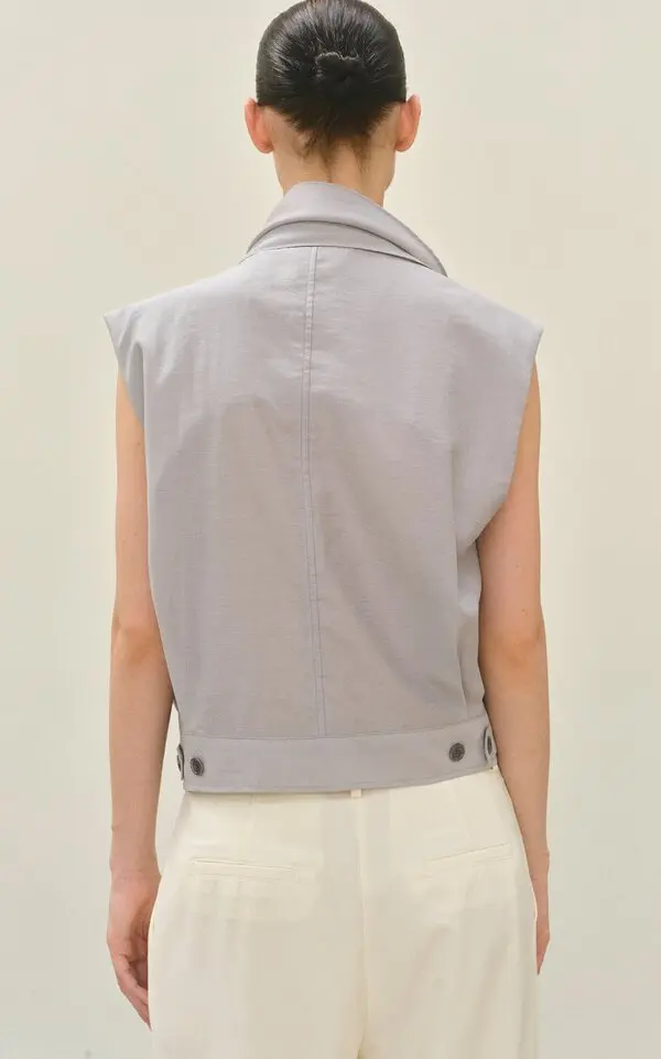 Source Unknown Paola Scarf-neck Top