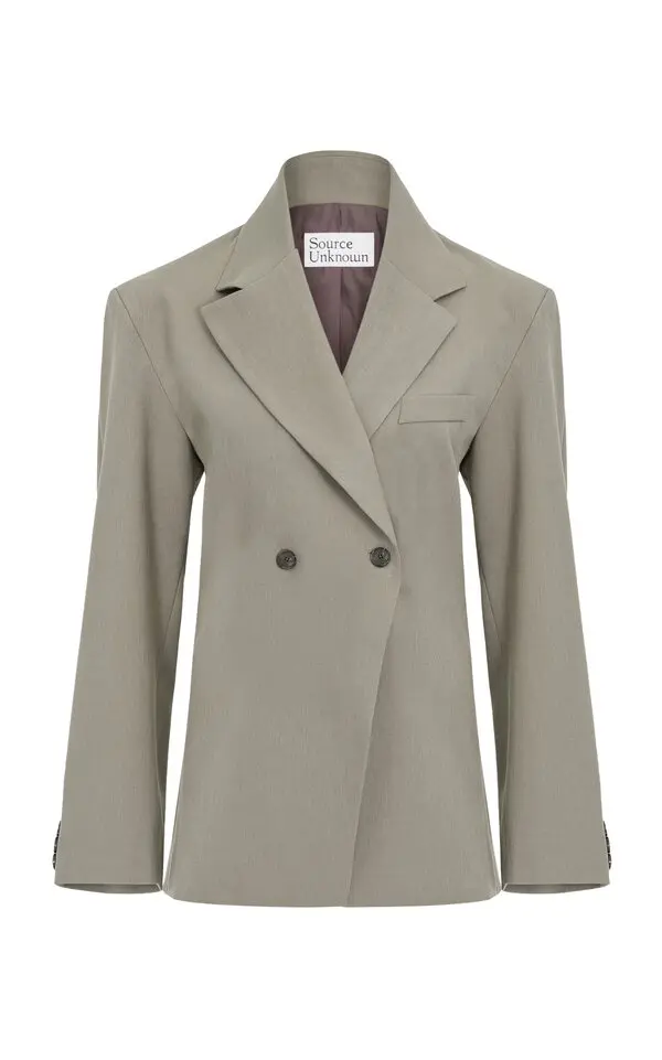 Source Unknown Nangy Cinched Blazer - Brown