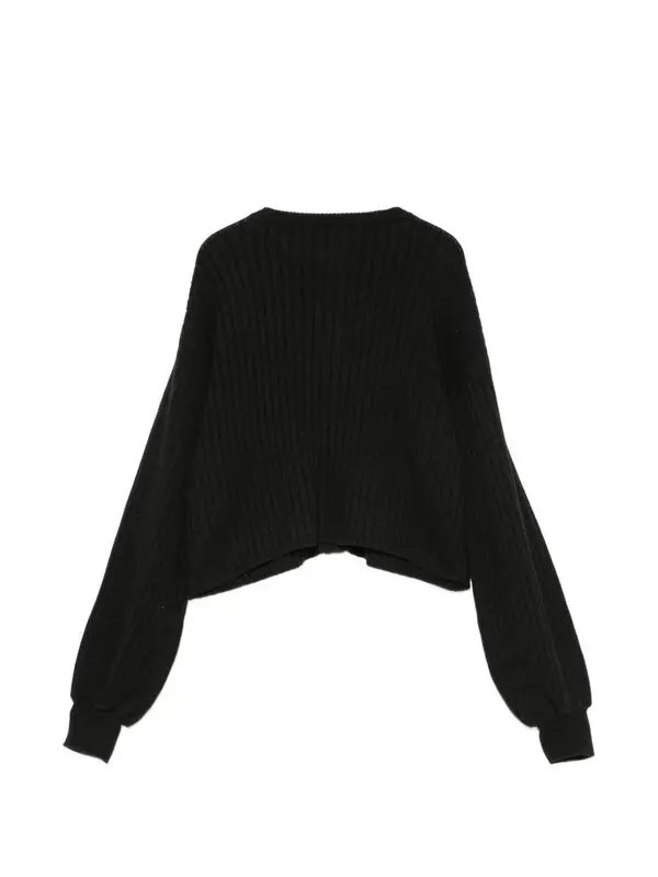 Balmain Ribbed-knit Buttoned Cardigan