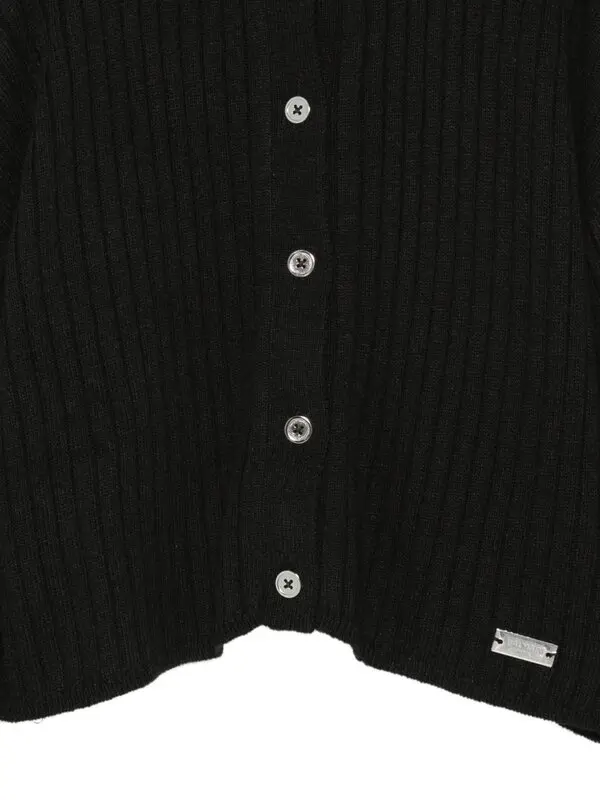 Balmain Ribbed-knit Buttoned Cardigan