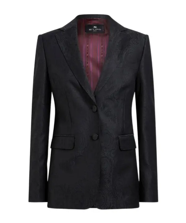 Etro Single-breasted Jacket - Black