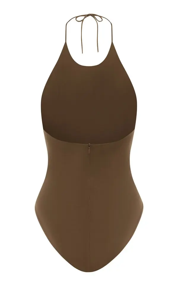 Alex Perry Halter Powermesh Bodysuit