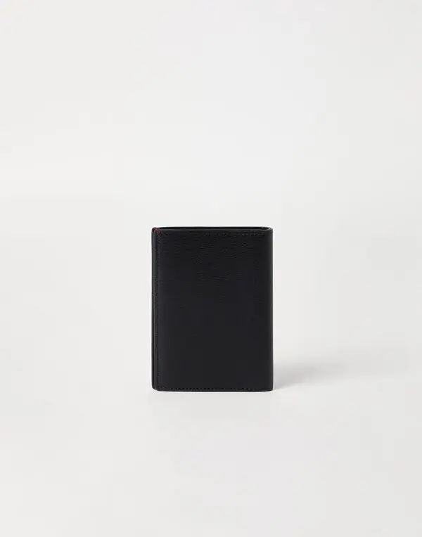 Brunello Cucinelli Logo Embossed Folding Passport Holder