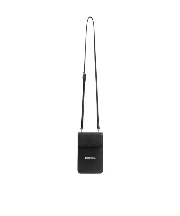 Balenciaga Porta Cellulare E Portacarte Cash In Nero