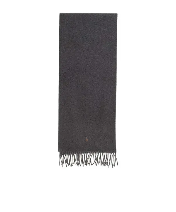 Polo Ralph Lauren Polo Pony Wool Scarf - Black