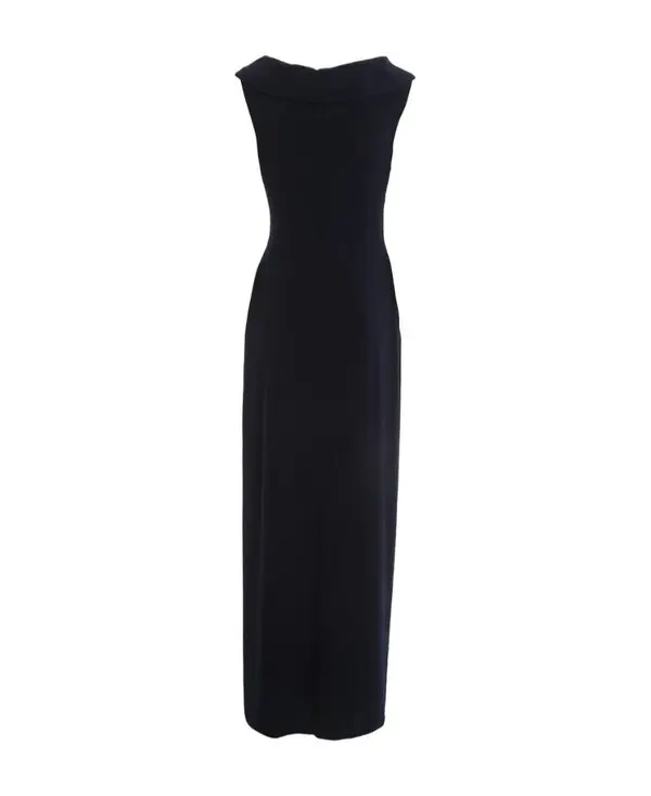 Ralph Lauren Sleeveless V-neck Maxi Dress - Black