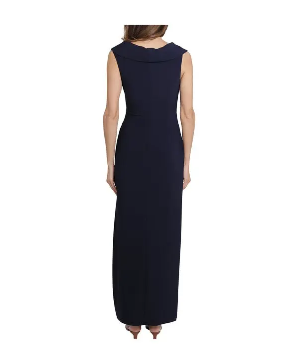Ralph Lauren Sleeveless V-neck Maxi Dress - Black