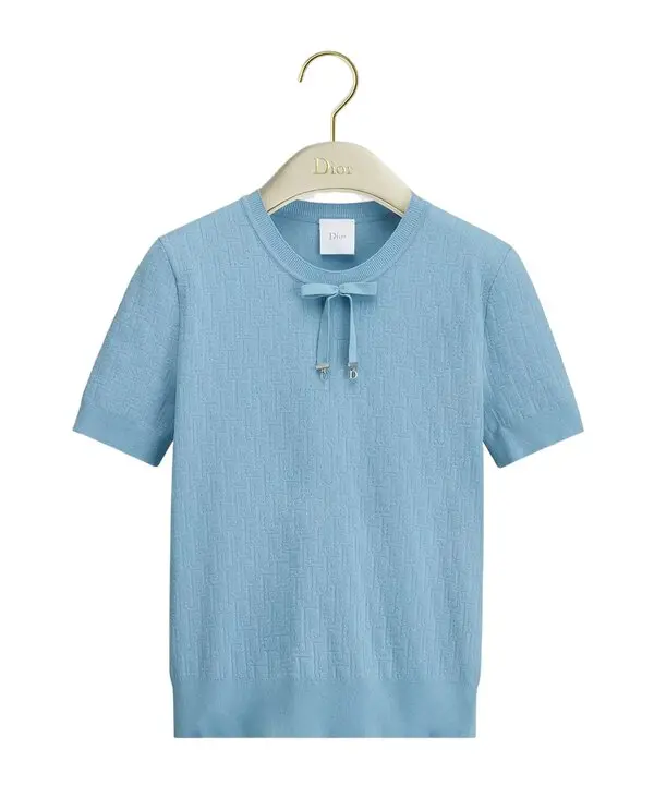 Dior Short-sleeved Sweater - Blue