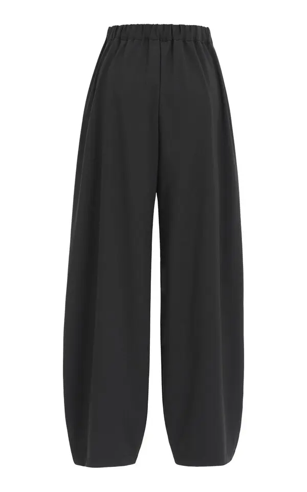Source Unknown Mika Fluid Tuck Straight Leg Trousers