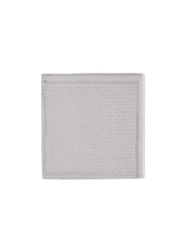 Emporio Armani Monogram Frayed Scarf - Gray