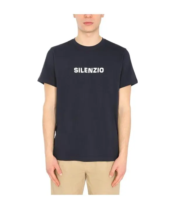 Aspesi Silenzio Logo Print T-shirt