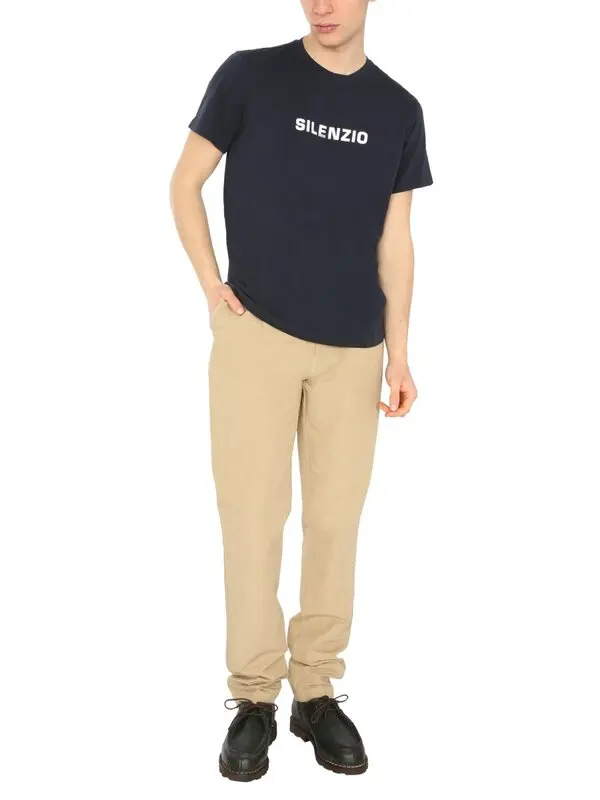 Aspesi Silenzio Logo Print T-shirt