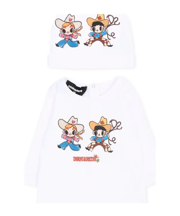 Dsquared2 Graphic-print Babygrow Set