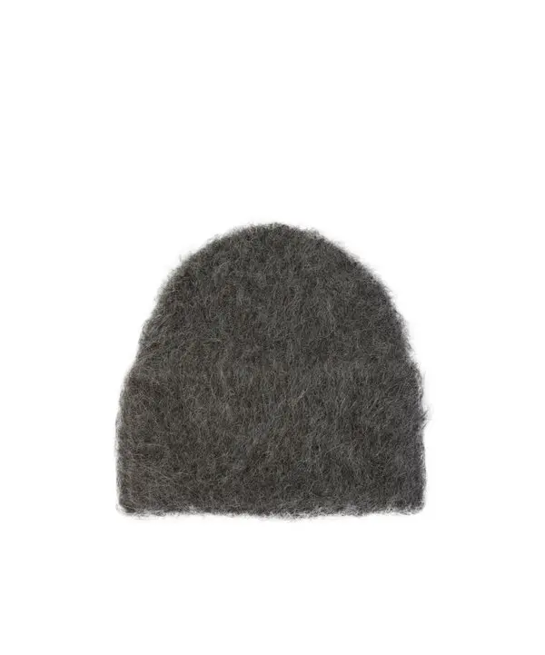TOTEME Folded-edge Knitted Beanie - Grey