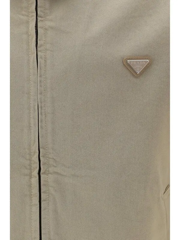 Prada Zip-up Trucker Jacket