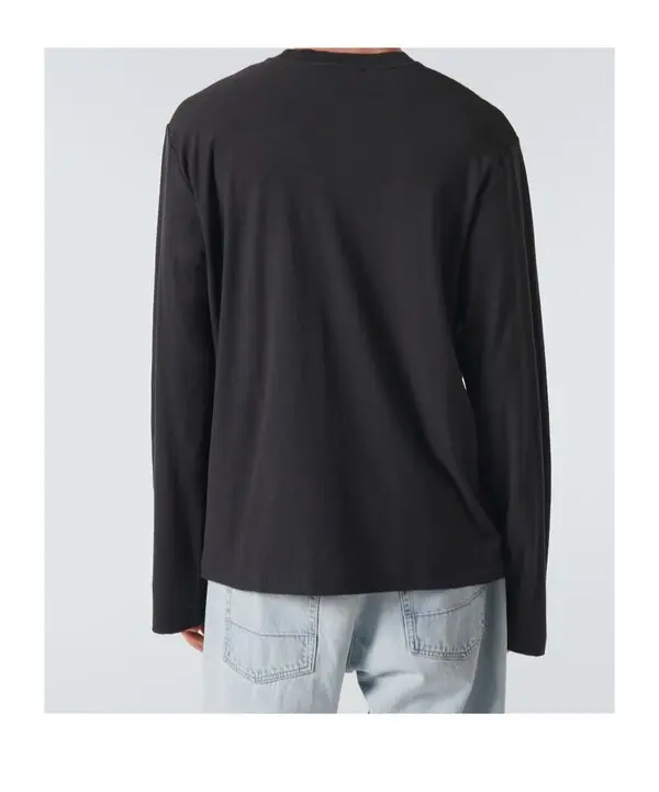 Acne Studios Logo Distressed Jersey T-shirt