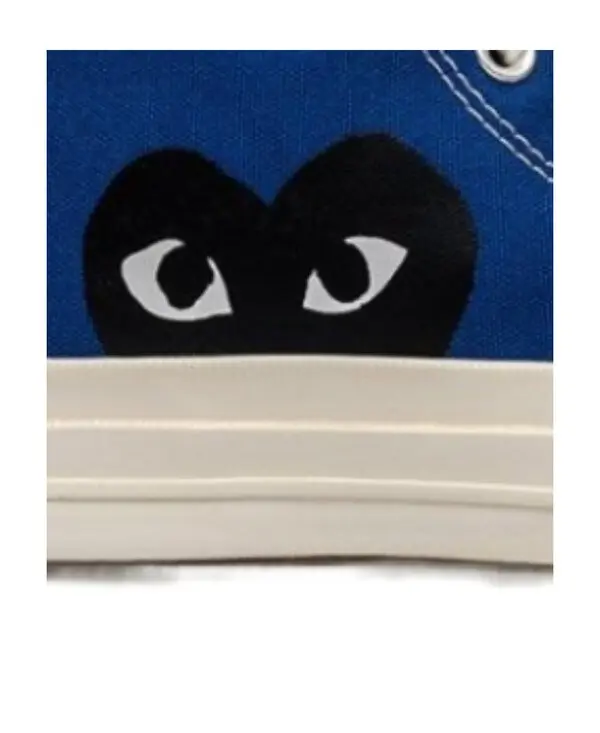 Play Comme Des Garcon X Converse Chuck 70 High-top Sneakers - Blue