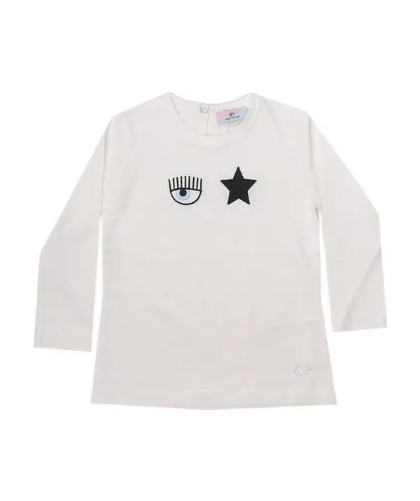 CHIARA FERRAGNI Logo Print Cotton T-shirt