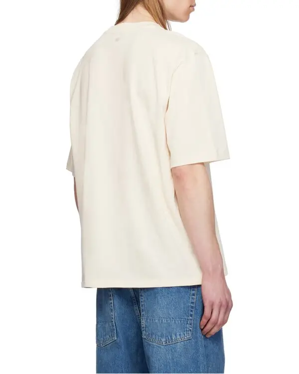AMI Paris Logo Patch Crewneck T-shirt