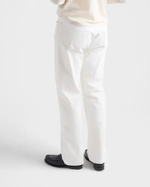 Prada Old Denim Five-pocket Jeans