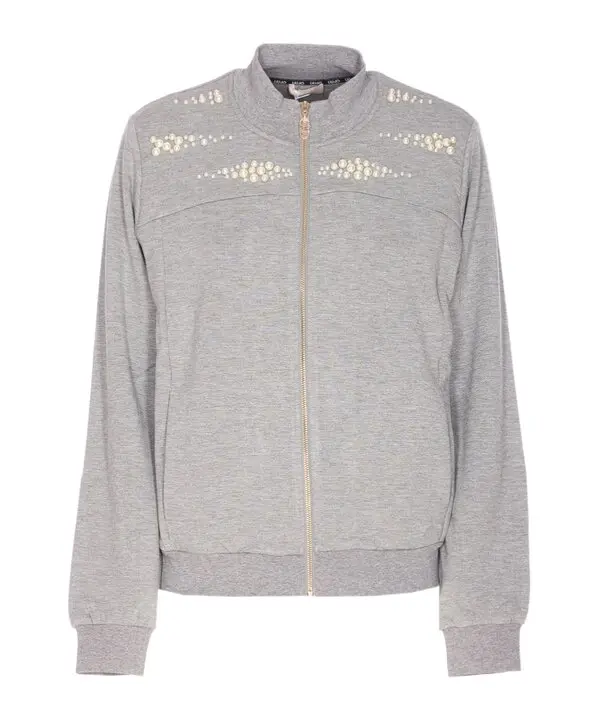 Liu Jo High Neck Embellished Sweatshirt