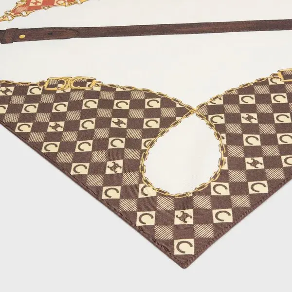 Celine Bandana In Silk Twill