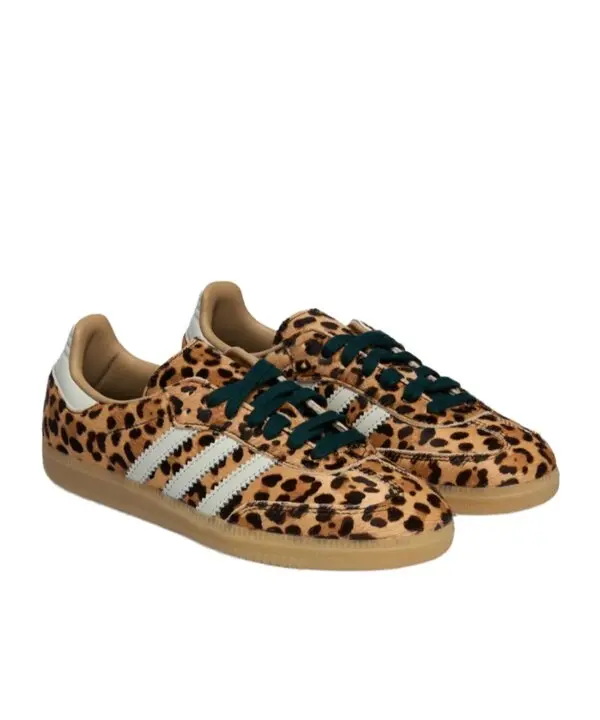ADIDAS ORIGINALS Samba Og Leopard Print Lace-up Sneakers