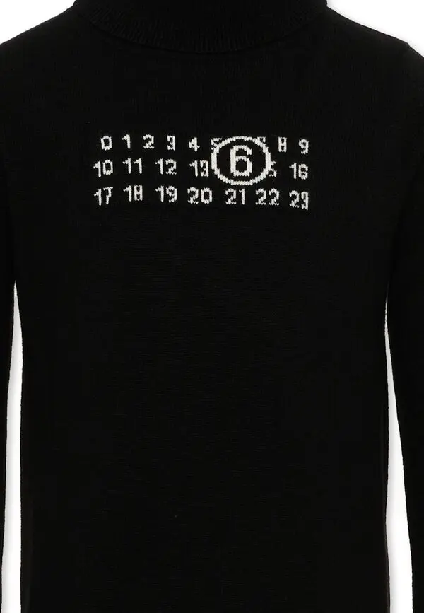 MAISON MARGIELA Numeric Signature Roll-neck Sweater